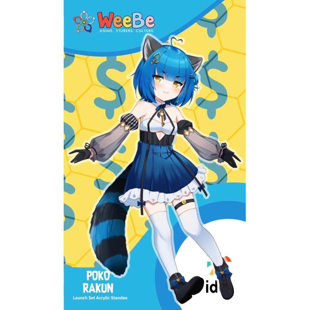 Poko Rakun Endless Launch Merch Acrylic Stand - WeeBe